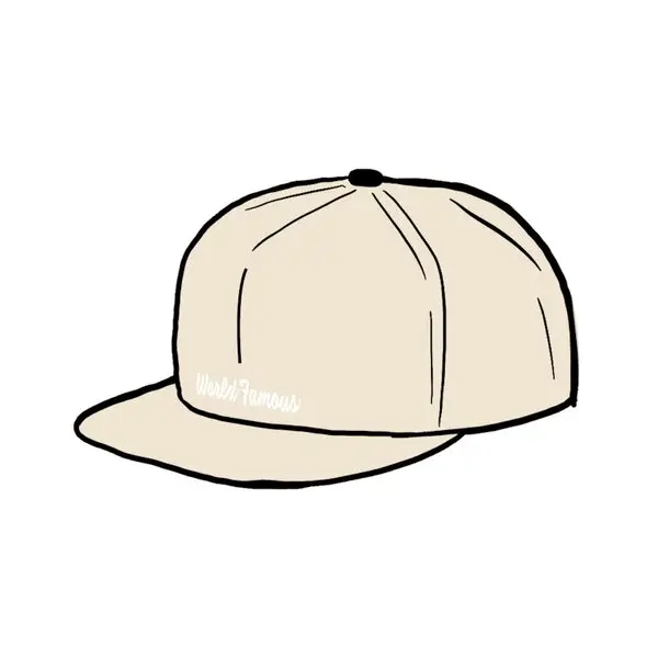 Supreme Reverse Box Logo Cap - White