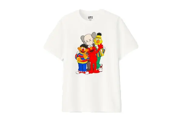 KAWS X Uniqlo X Sesame Street Group Tee Shirt