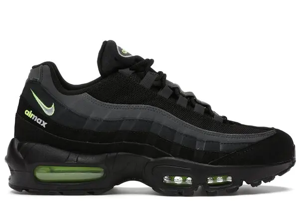 Nike Air Max 95 Retro Logo Sneakers - Black/wolf Grey/cool Grey