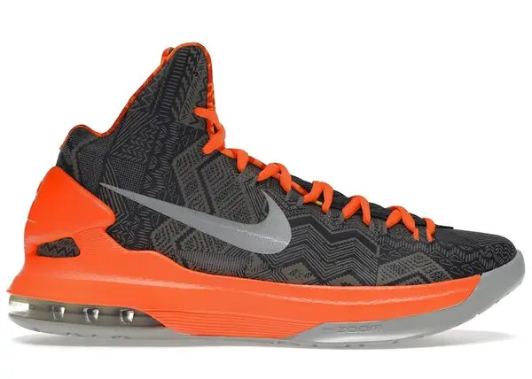 Nike Kd 5 Black History Month Sneakers - Anthracite/pure Platinum/sport Grey