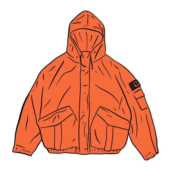 Supreme Corduroy Jacket - Orange