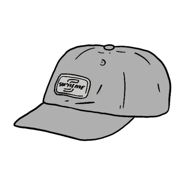 Supreme Reflective Patch 6-panel Cap - Silver