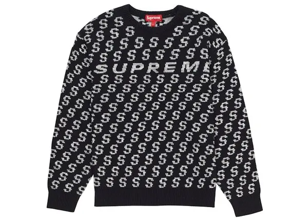 Supreme Repeat Sweater - Black