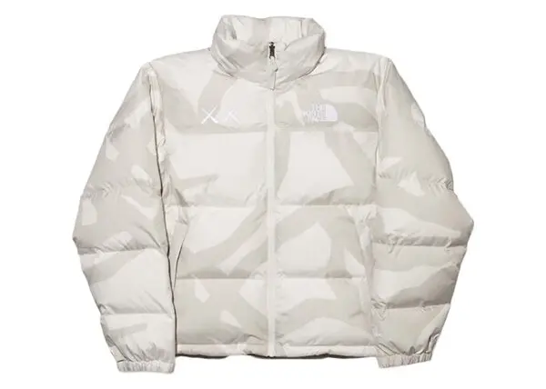 KAWS X The North Face Retro 1996 Nuptse Jacket - Moonlight Ivory