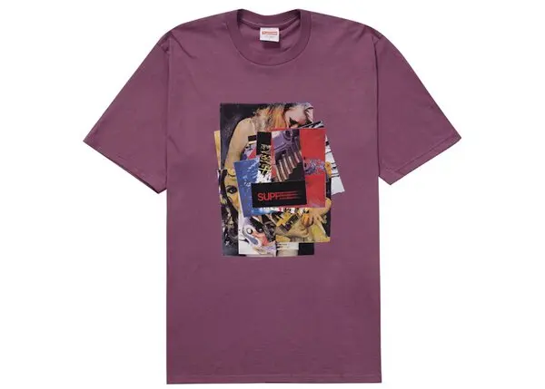 Supreme Stack Tee Shirt - Plum
