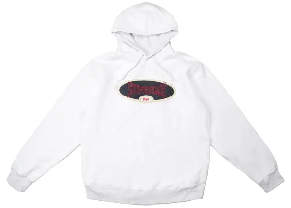 Supreme Reverse Fleece Hooded Sweatshirt - Ash Grey