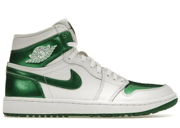 JORDAN 1 Retro High Golf Metallic Green - White/pine Green