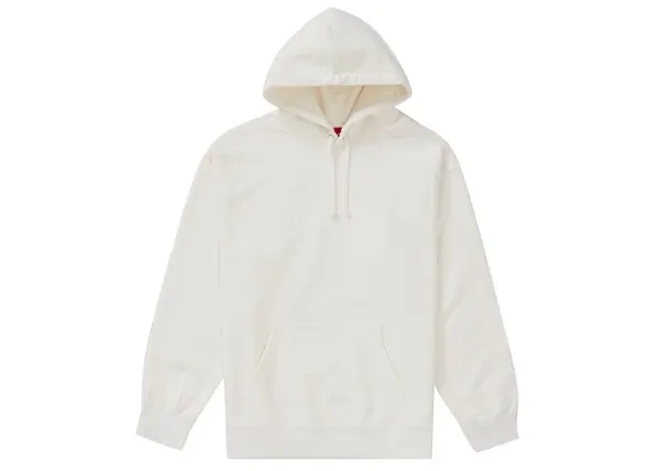 Supreme Rhinestone Script Hooded Sweatshirt - White
