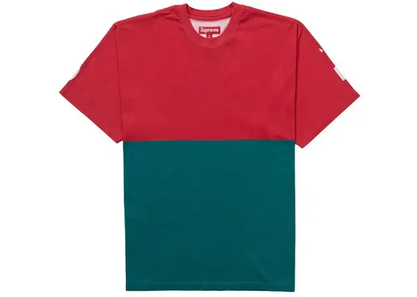 Supreme Split Short Sleeve Top - Red