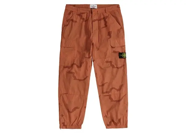 Supreme Stone Island Camo Cargo Pant - Coral Camo