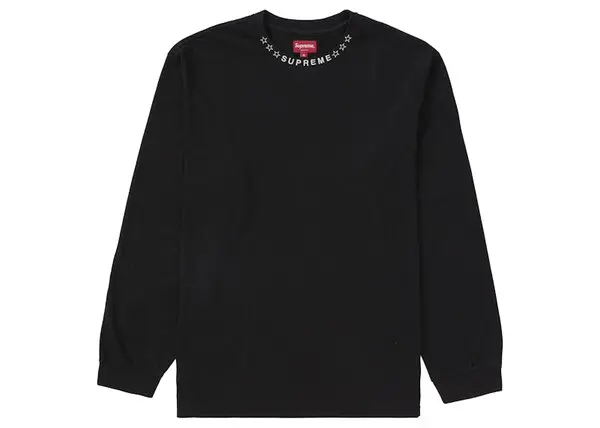 Supreme Stars Collar Long Sleeve Top