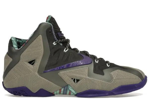 Nike Lebron Terracotta Warrior Sneakers - Mine Grey/electro Purple/mercury Grey