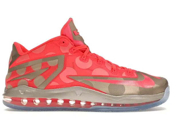 Nike Lebron Low Maison Sneakers - Metallic Zinc/hyper Punch/ice