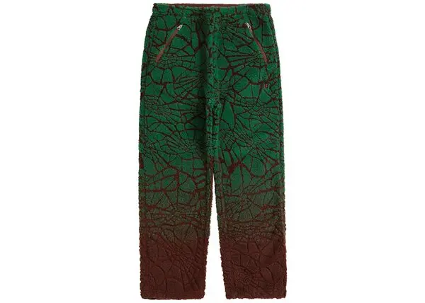 Supreme Spyder Web Polar Fleece Pant - Brown
