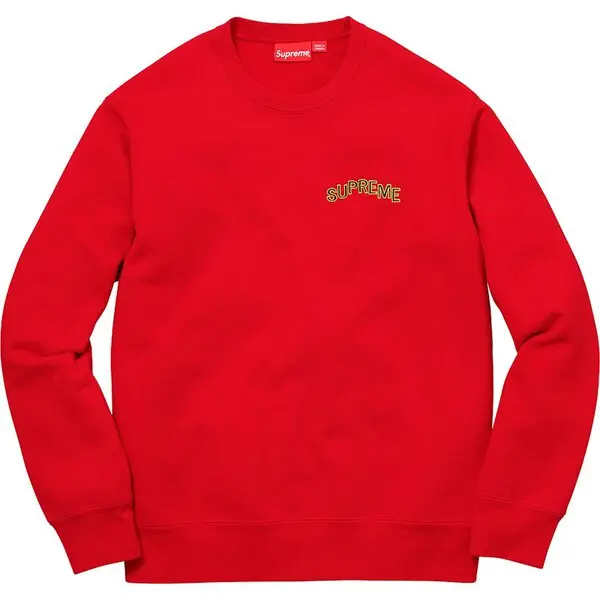 Supreme Step Arc Crewneck Sweatshirt - Red