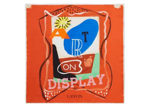 LANVIN X Gallery Dept. Print Silk Square Scarf