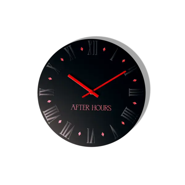 THE WEEKND After Hours Wall Clock