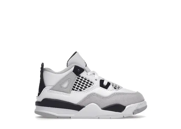 JORDAN 4 Retro Military Black Td - White/black/neutral Grey