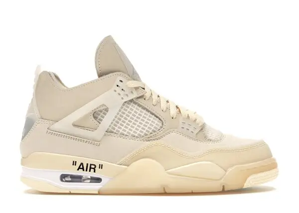 JORDAN 4 Retro Off-white Sail Sneakers - Sail/muslin/white
