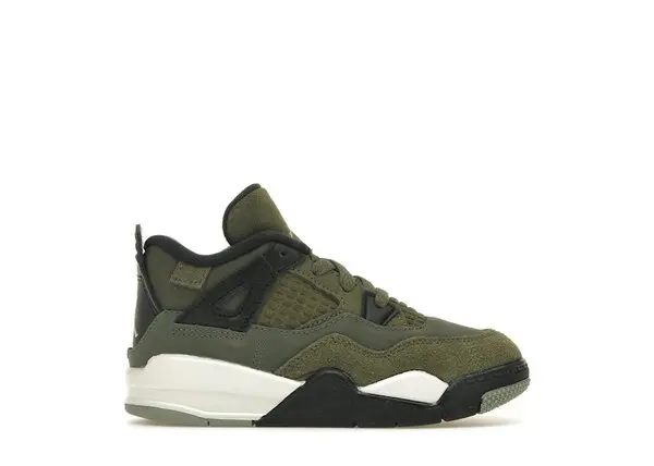 JORDAN 4 Retro Se Craft Sneakers - Medium Olive/pale Vanilla/khaki