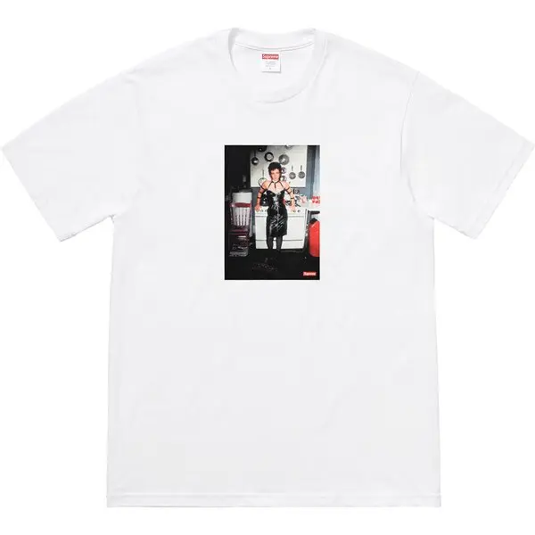 Supreme Nan Goldin Nan As A Dominatrix Tee Shirt - White