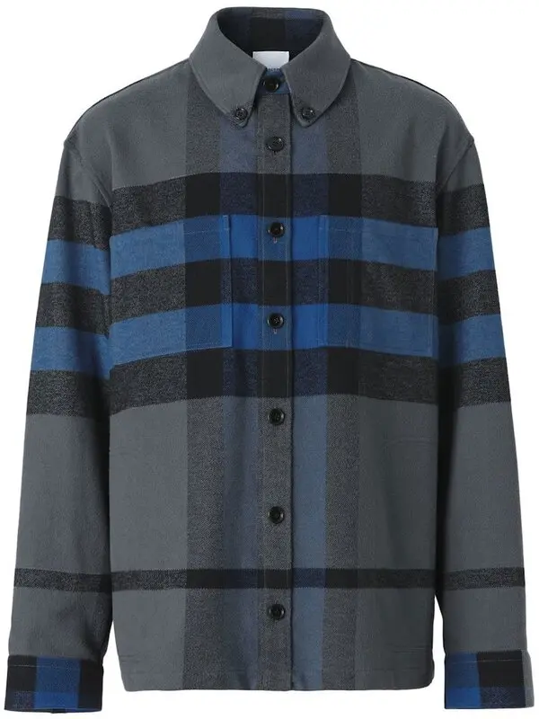 Burberry Vintage Check Flannel Buttondown Shirt