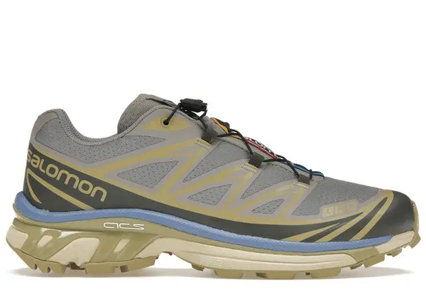 SALOMON Xt-6 Sneakers - Gull/granada Sky Blue/grey Green