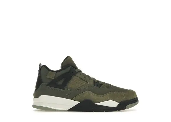 JORDAN 4 Retro Se Craft Sneakers - Medium Olive/pale Vanilla/khaki