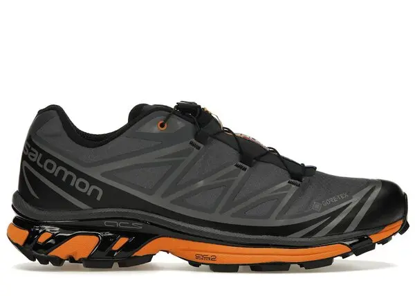 SALOMON Xt-6 Gore-tex Utility Sneakers - Black/ebony/marmalade