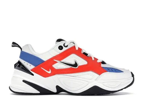 Nike M2k Tekno Sneakers - Summit White/black/team Orange