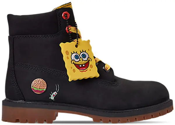 Timberland 6" Boot Spongebob - Black | Editorialist