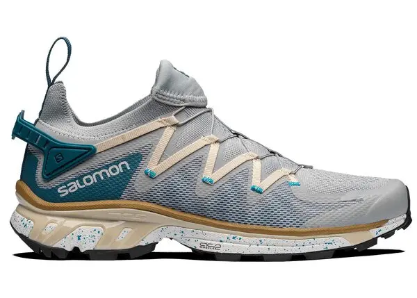SALOMON Athletic Sneakers - Quarry/mallard Blue/cumin