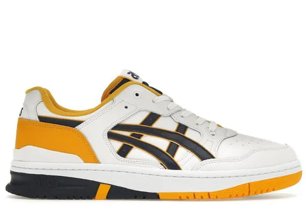 Asics Ex89 Sneakers Lace Up - White/midnight Navy Blue/yellow