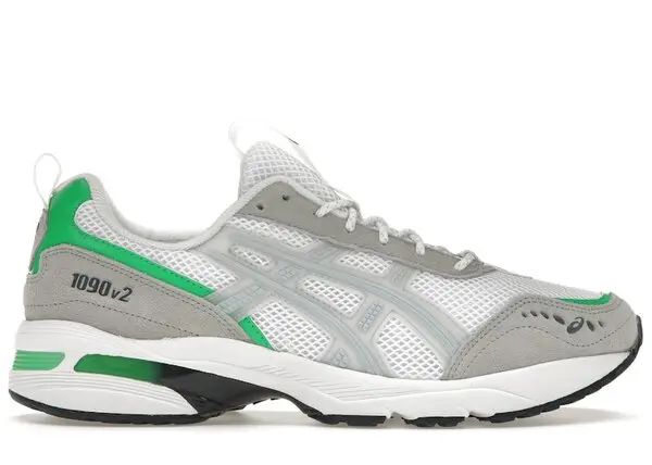 Asics Gel-1090 V2 Sneakers - White/glacier Grey/green