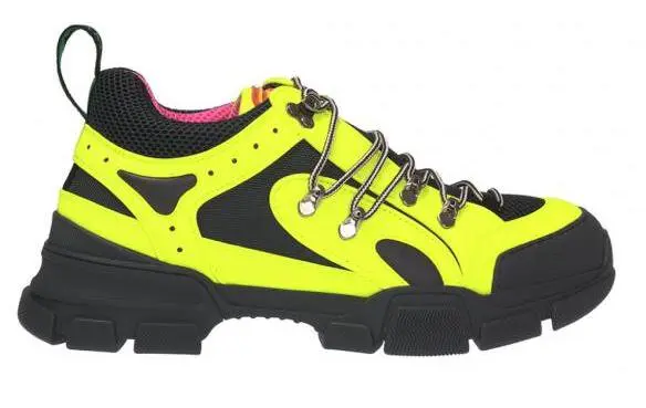 Gucci Flashtrek Sega Reflective Sneakers - Yellow