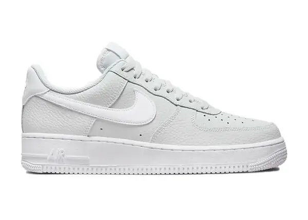 Nike Air Force 1 Low 07 Pebbledin Sneakers - Pure Platinum/white