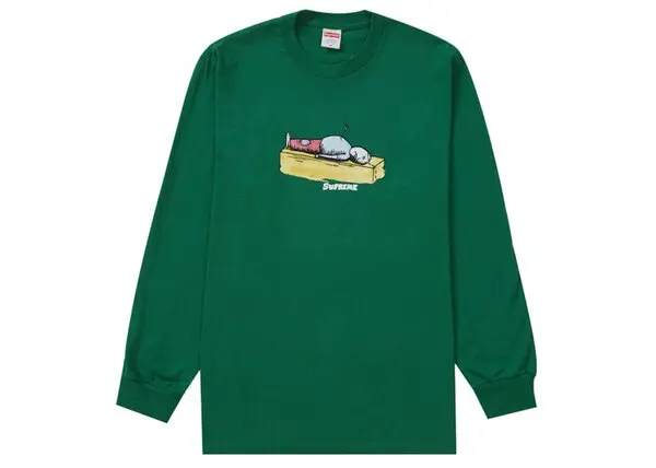 Supreme Neil Blender Arrow Long Sleeve Tee Shirt - Pine