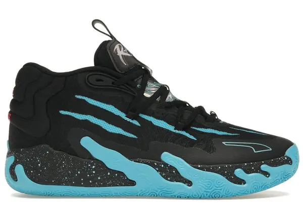 PUMA Lamelo Ball Mb.03 Basketball Shoes - Puma Black/electric Peppermint