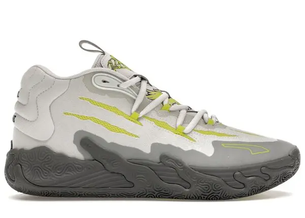 PUMA Lamelo Ball Mb.03 Chino Hillsin Sneakers - Feather Gray/lime Smash