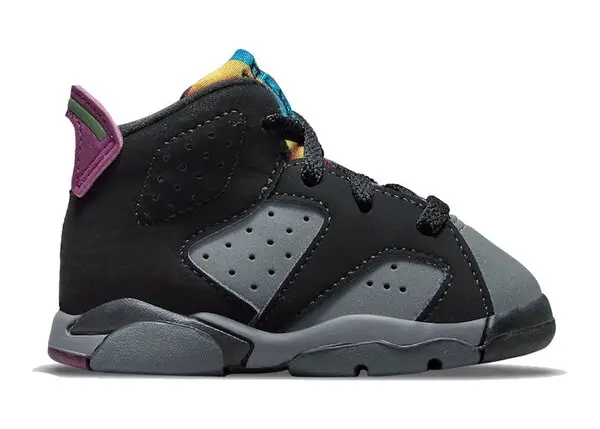 JORDAN 6 Retro Bordeaux Td - Black/light Graphite/dark Grey