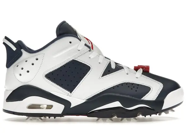 JORDAN Low Golf Olympic - White/varsity Red/midnight Navy Blue