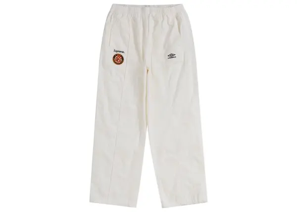 Supreme Umbro Cotton Ripstop Track Pant - White