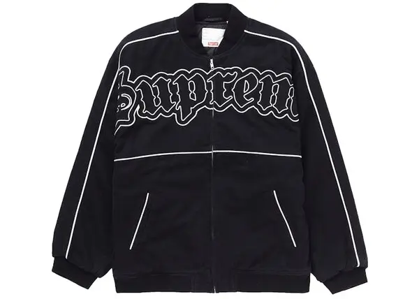 Supreme Twill Old English Varsity Jacket