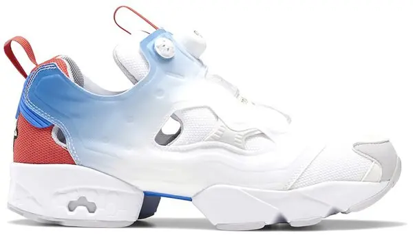 REEBOK Instapump Fury Fading Tricolor Sneakers - White/humble Blue/sterling Grey