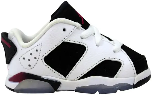 JORDAN 6 Retro Low Sneakers - White/sport Fuchsia Black