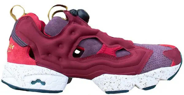REEBOK X End. Instapump Fury Claret Sneakers