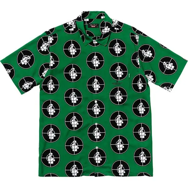 Supreme Undercover/public Enemy Rayon Shirt - Green