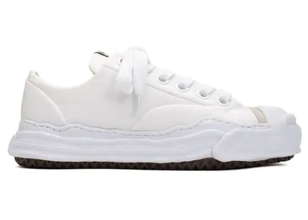 Mihara Yasuhiro Hank Og Sole Nylon Puffer Low Sneakers - White