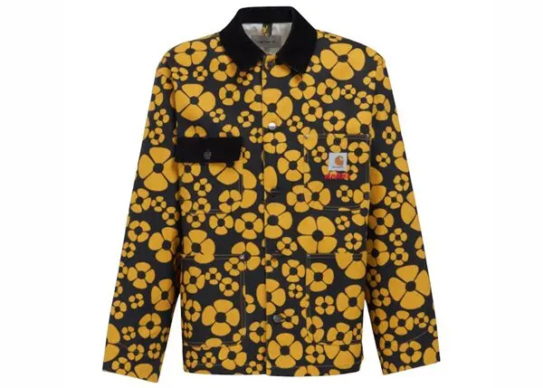 Marni X Carhartt Wip Work Jacket - Black/sun Yellow