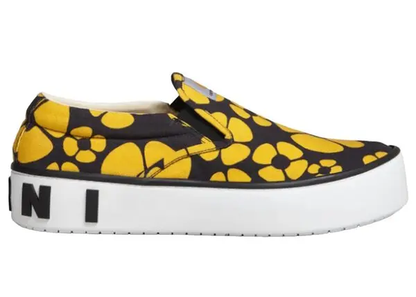 Marni Paw Slip-on Carhartt Wipin - Black/sun Yellow
